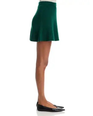 French Connection Vhari Knit Mini Skirt - Evergreen