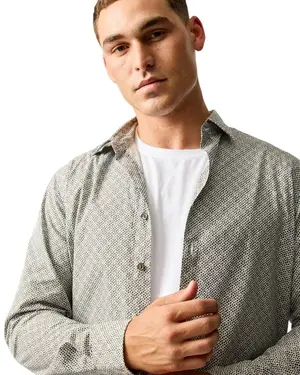 Rodd & Gunn Henderson Valley Slim Fit Shirt - Maple