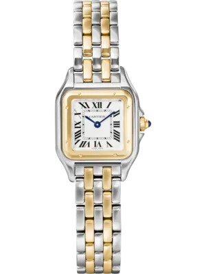 Cartier Panthère De Small 18k And Stainless Steel Watch - Gold