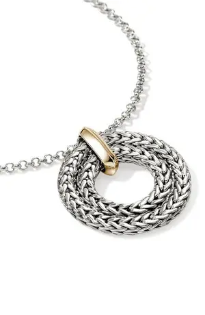 John Hardy Icon Link Pendant Necklace - Silver And Gold