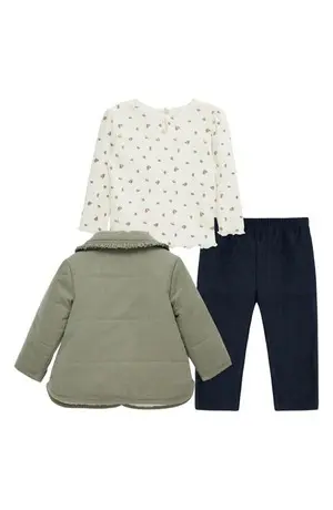 LITTLE ME Corduroy Jacket With Tee And Leggings