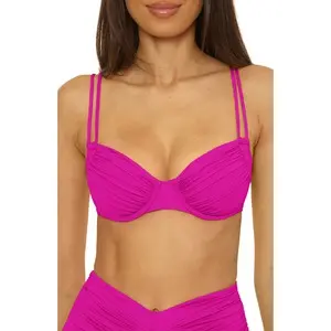BECCA® By Rebecca Virtue Color Code Underwire Bikini Top - Hibiscus