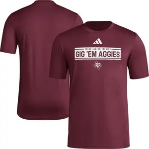 Adidas Texas A&m Aggies Locker Slogan Pre-game T-shirt - Maroon
