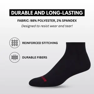 True Religion Socks 6 & 12 Pairs No Show Socks For Premium Athletic Shoe