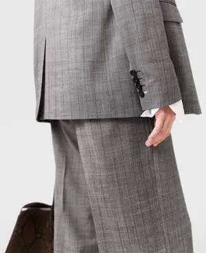 Stella McCartney Single-breasted Pinstripe Jacket - Gray