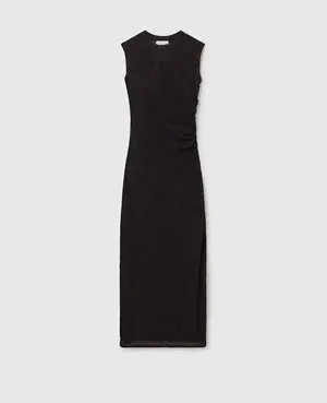Stella McCartney Sleeveless Lace Midi Dress - Black