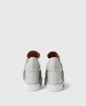 Stella McCartney Monochrome Platform Shoes - Light Gray