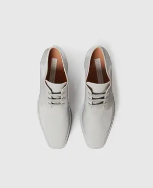 Stella McCartney Monochrome Platform Shoes - Light Gray