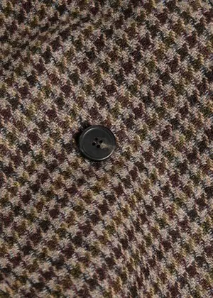 Max Mara Houndstooth Wool-blend Blazer