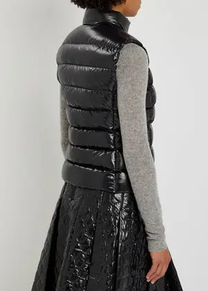 Moncler Ghany Quilted Shell Gilet - Black
