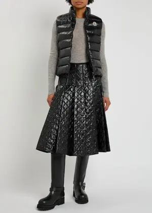 Moncler Ghany Quilted Shell Gilet - Black