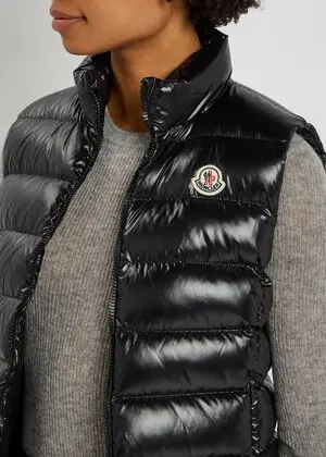 Moncler Ghany Quilted Shell Gilet - Black