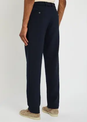 Sunspel Tapered Stretch-wool Trousers