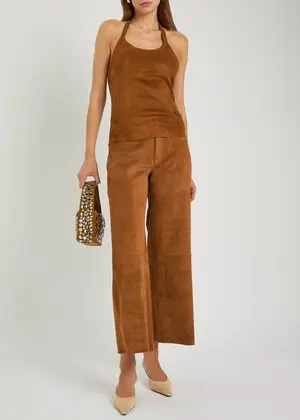 Stouls Lilou Stretch-suede Trousers