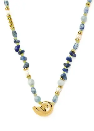 MISSOMA Shell Beaded Necklace - Gold