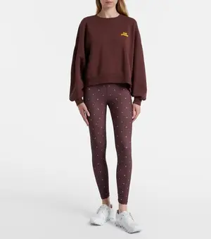 The Upside Paloma Crew Cotton Sweatshirt - Brown