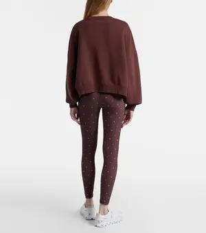 The Upside Paloma Crew Cotton Sweatshirt - Brown