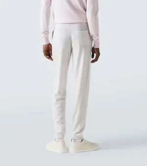 ALLUDE Wool And Cashmere Sweatpants
