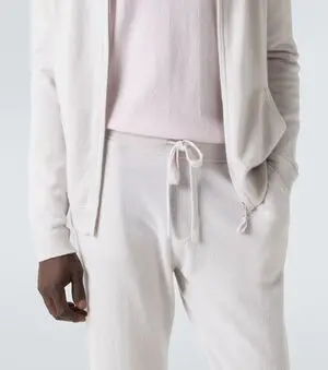 ALLUDE Wool And Cashmere Sweatpants