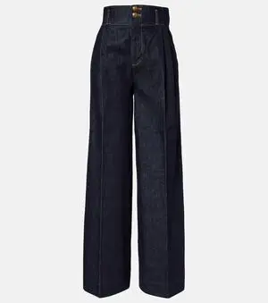 Zimmermann Hypnotic High-rise Wide-leg Jeans