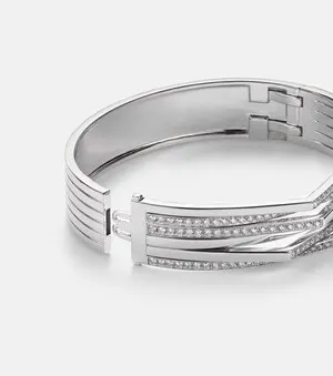 REPOSSI 18kt White Gold Diamond Bangle
