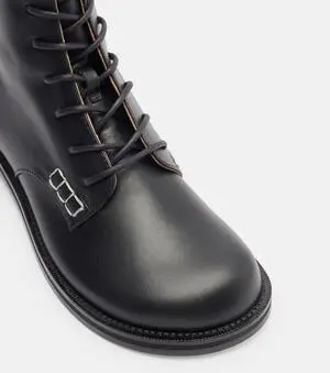 JW Anderson Leather Lace-up Boots