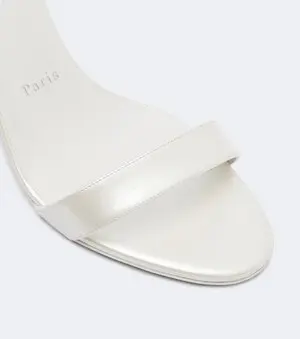 CHRISTIAN LOUBOUTIN Miss Z 80 Patent Leather Sandals