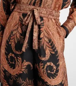 Zimmermann Hypnotic Silk Wide-leg Pants - Multicoloured