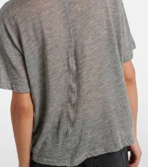 THE ROW Lila Knitted Cashmere Top - Grey