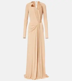 Victoria Beckham Asymmetric Draped Gown