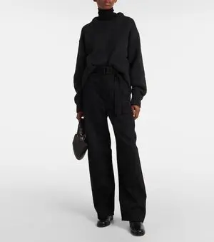 LEMAIRE Leather Chelsea Boots - Black
