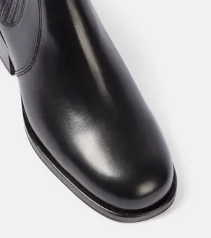 LEMAIRE Leather Chelsea Boots - Black