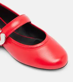 Coperni Leather Mary Jane Flats