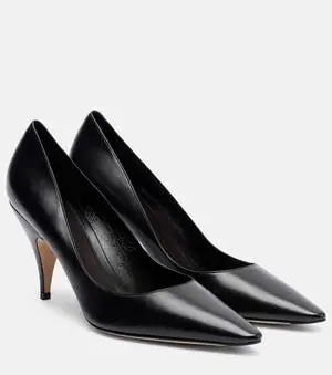 THE ROW Liisa Leather Pumps