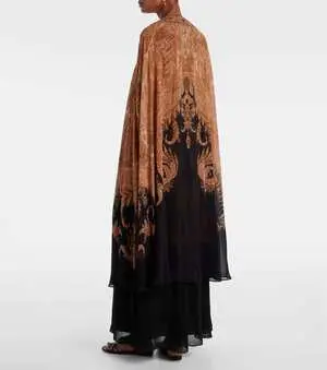 Zimmermann Hypnotic Caped Maxi Dress
