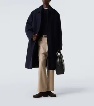 Brioni Wool Straight Leg Pants