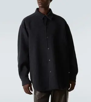 Fear Of God Wool And Cashmere Overshirt - Grey