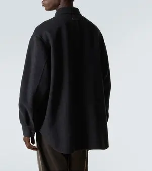 Fear Of God Wool And Cashmere Overshirt - Grey