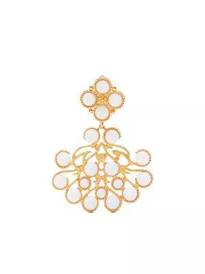 KENNETH JAY LANE Beaded-embellished Earrings - Gold