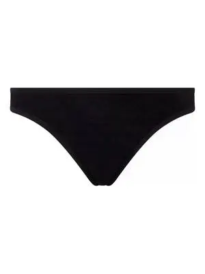 Casablanca Monogram Bikini Bottom - Black