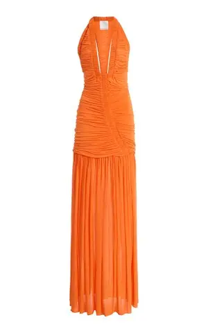 Christopher Esber Orion Ruched Jersey Gown