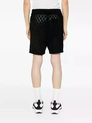 SINCLAIR Diamond-pattern Knit Shorts