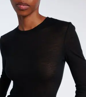 THE ROW Iverness Knitted Cashmere Top