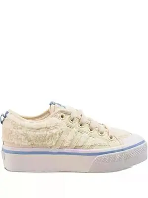 Adidas Nizza Platform Sherpa Sneakers - Neutrals