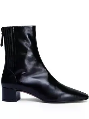AQUAZZURA Leather Block-heel Boots