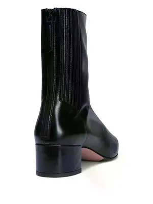 AQUAZZURA Leather Block-heel Boots