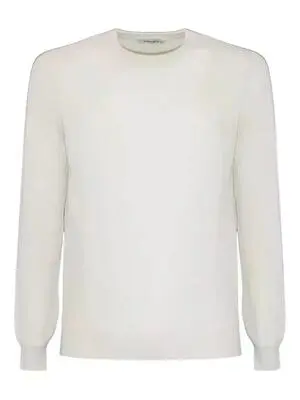 KANGRA Crew-neck Sweater With Ribbed Trim