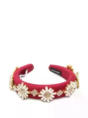 PARLOR Crystal-embellished Padded Headband