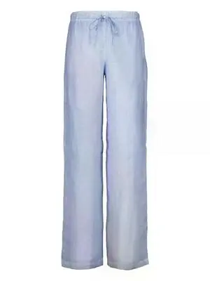 120% Lino Drawstring Linen Pants