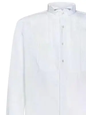 LARDINI Pleated-front Shirt